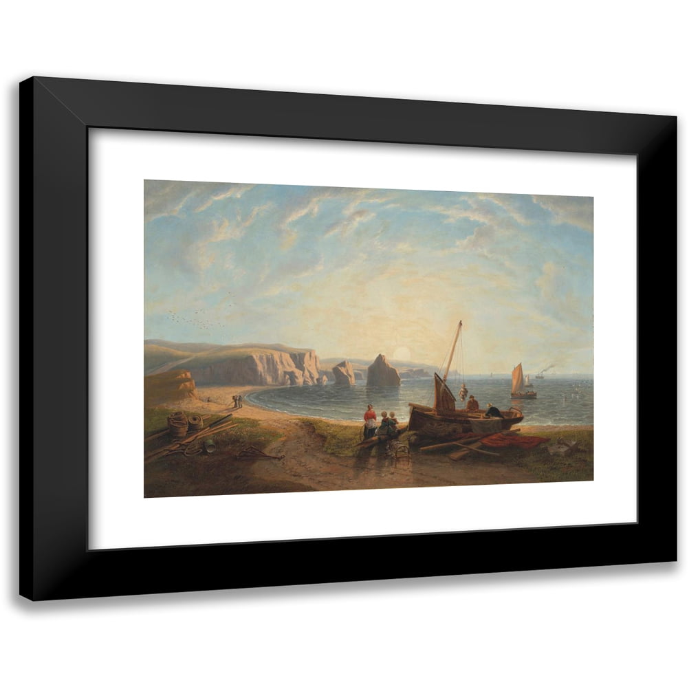 John Wilson Carmichael 18x14 Black Modern Framed Museum Art Print ...