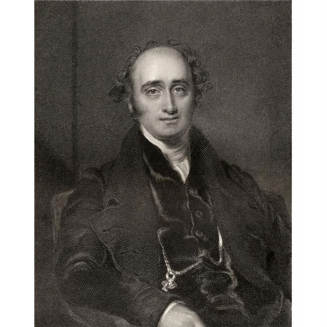 John Wilson Croker 1780 to 1857 British Statesman & Author Engraved by ...
