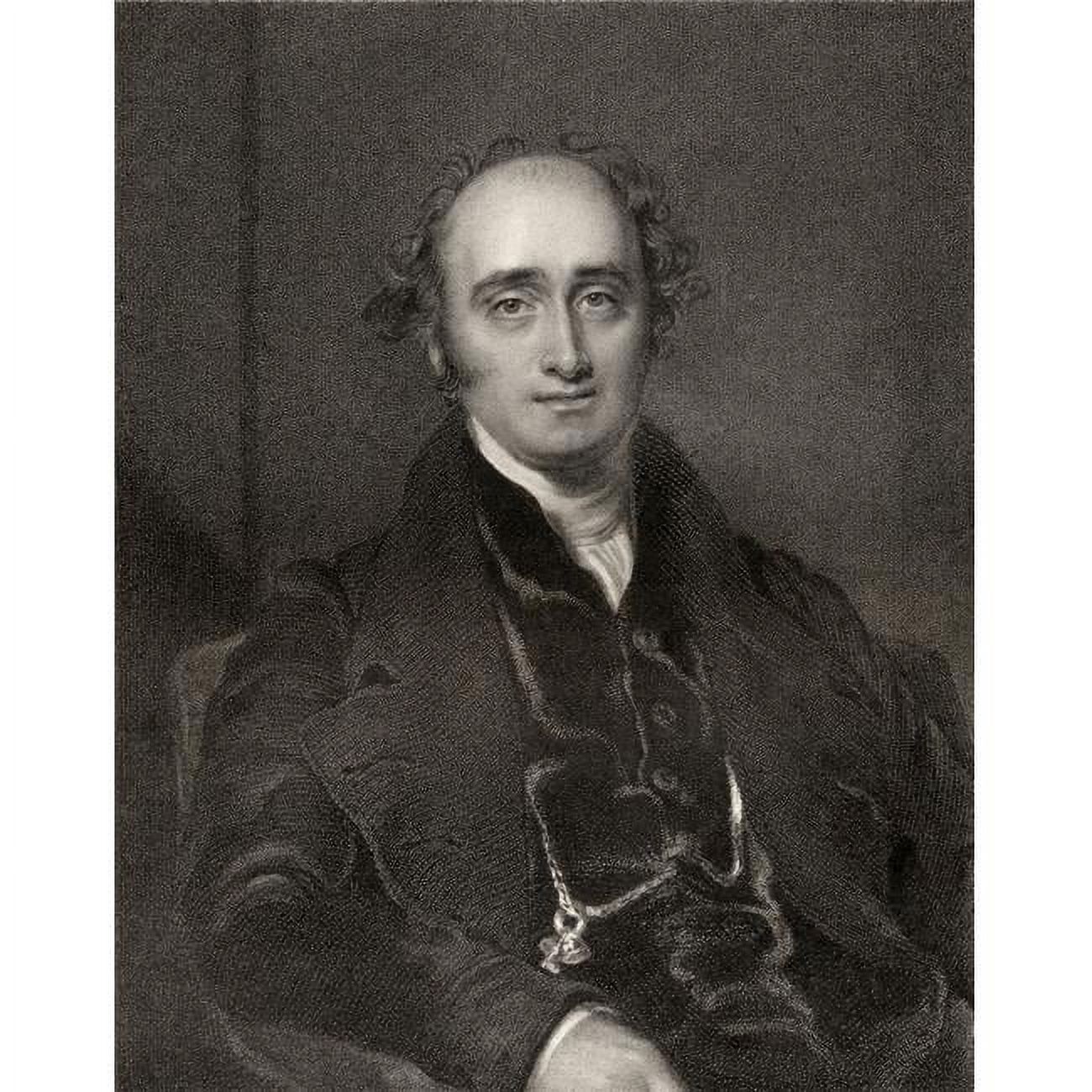 John Wilson Croker 1780 to 1857 British Statesman & Author Engraved by ...