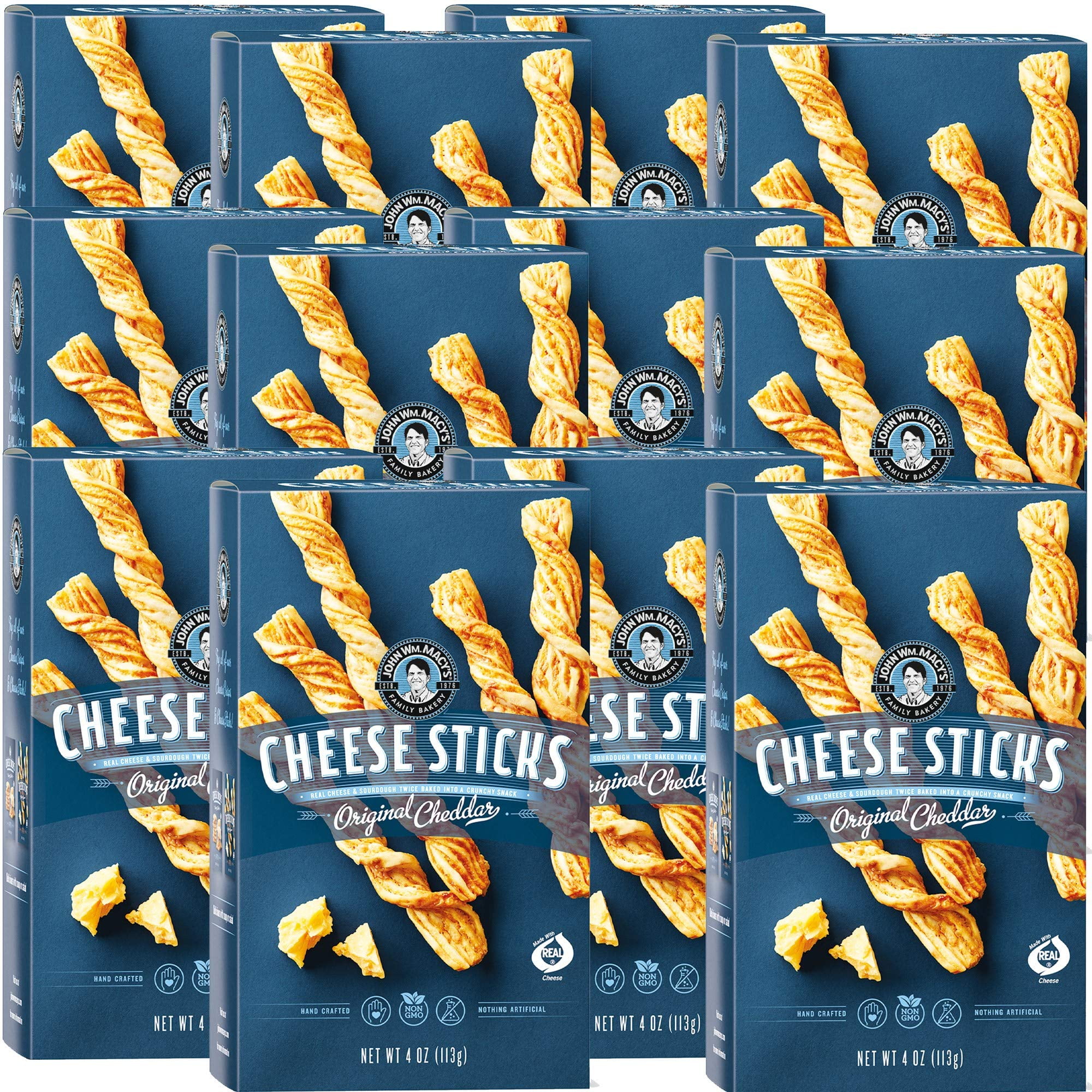 John Wm. Macy's CheeseSticks, IEF31 Natural Crunchy Cheese and ...
