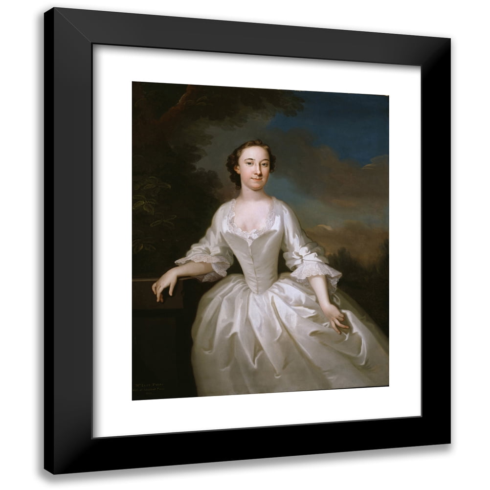 John Wollaston 12x14 Black Modern Framed Museum Art Print Titled ...