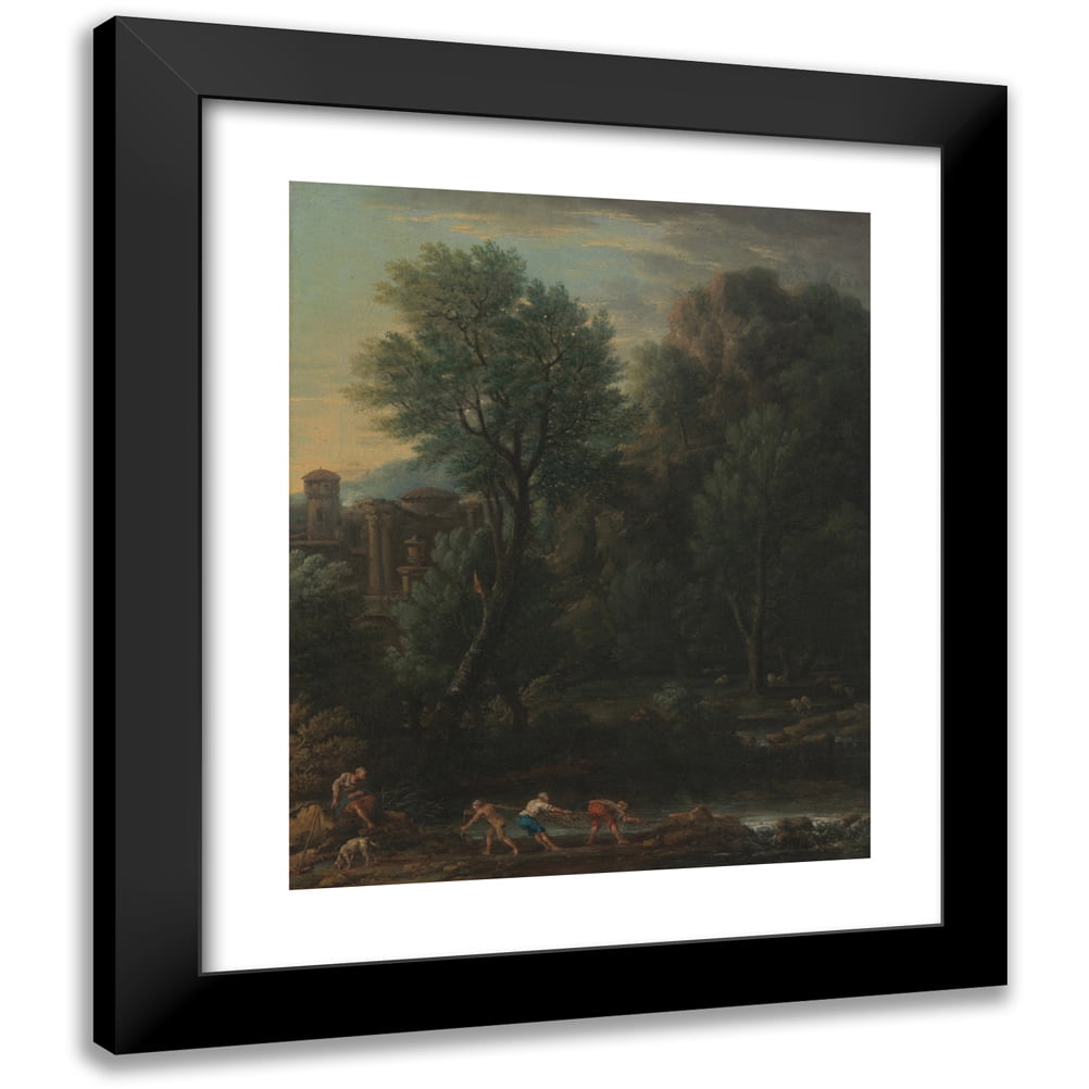 John Wootton 12x14 Black Modern Framed Museum Art Print Titled ...