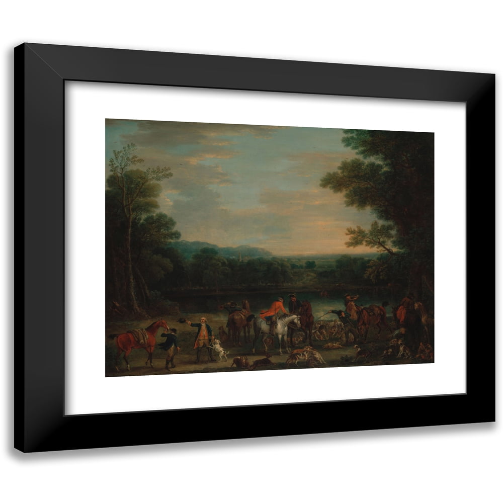 John Wootton 14x12 Black Modern Framed Museum Art Print Titled - The ...