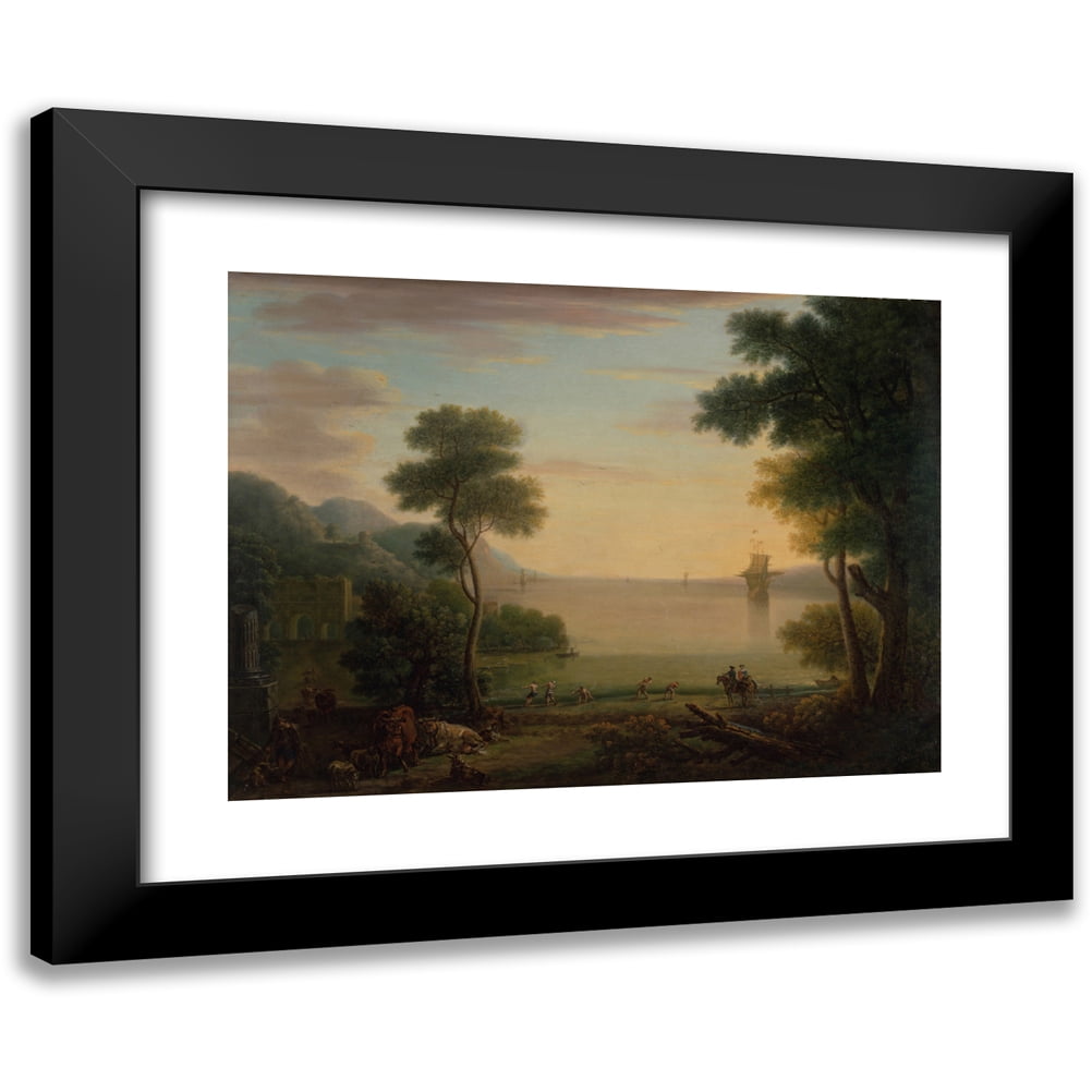 John Wootton 24x19 Black Modern Framed Museum Art Print Titled ...