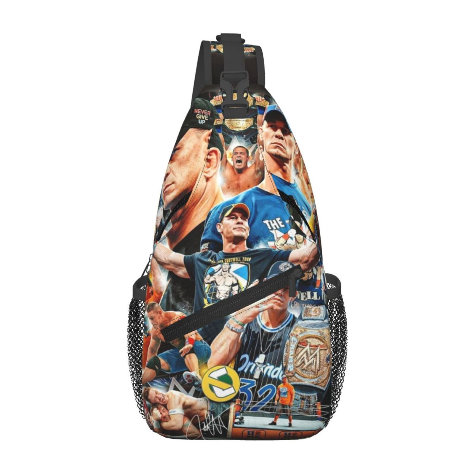 John Wrestler Cena Sling Backpack Casual Crossbody Bag Travel Hiking ...