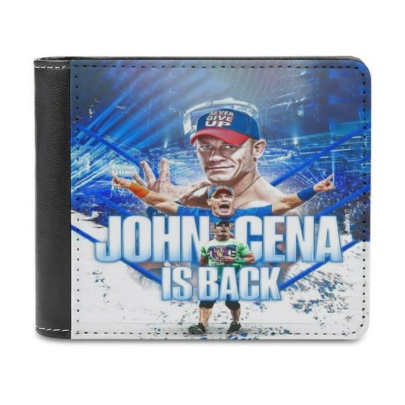 John Wrestler Cena Wallet for Men Leather Purse Clutch Card Holders ...