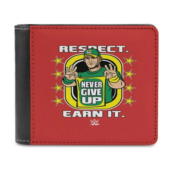 John Wrestler Cena Wallet for Men Leather Purse Clutch Card Holders ...