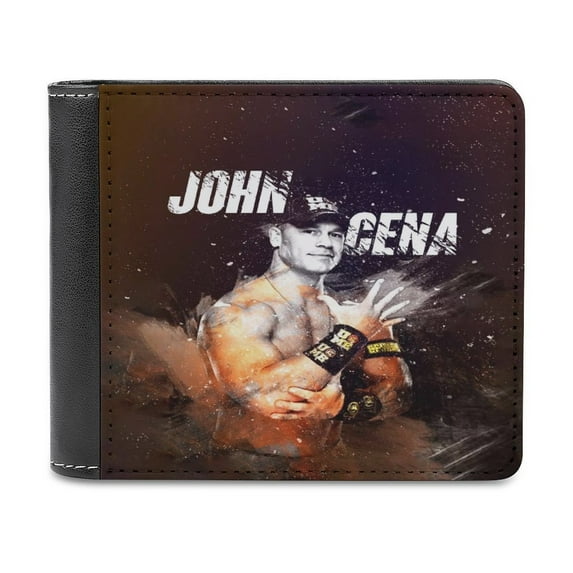John Wrestler Cena Wallet for Men Leather Purse Clutch Card Holders ...