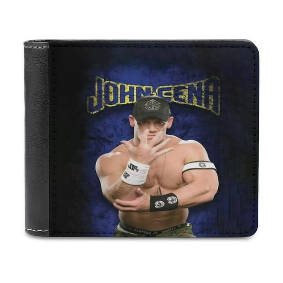 John Wrestler Cena Wallet for Men Leather Purse Clutch Card Holders ...