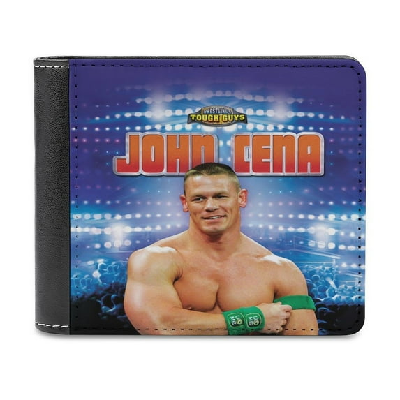 John Wrestler Cena Wallet for Men Leather Purse Clutch Card Holders ...