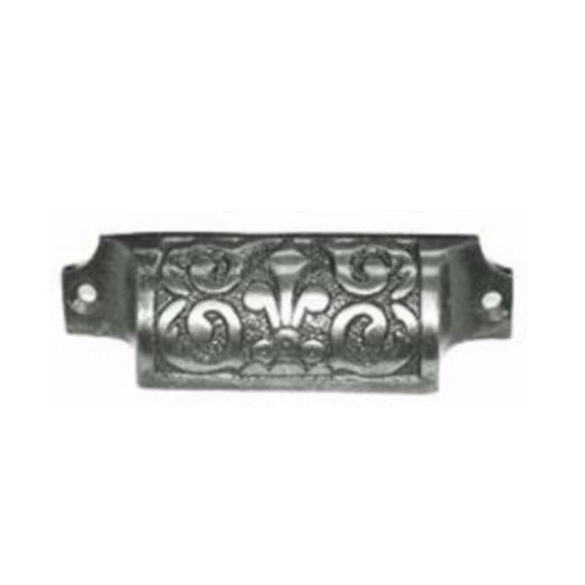 John Wright 88-608 Fleur-de-lis Drawer Pull - Vintage Iron Finish ...