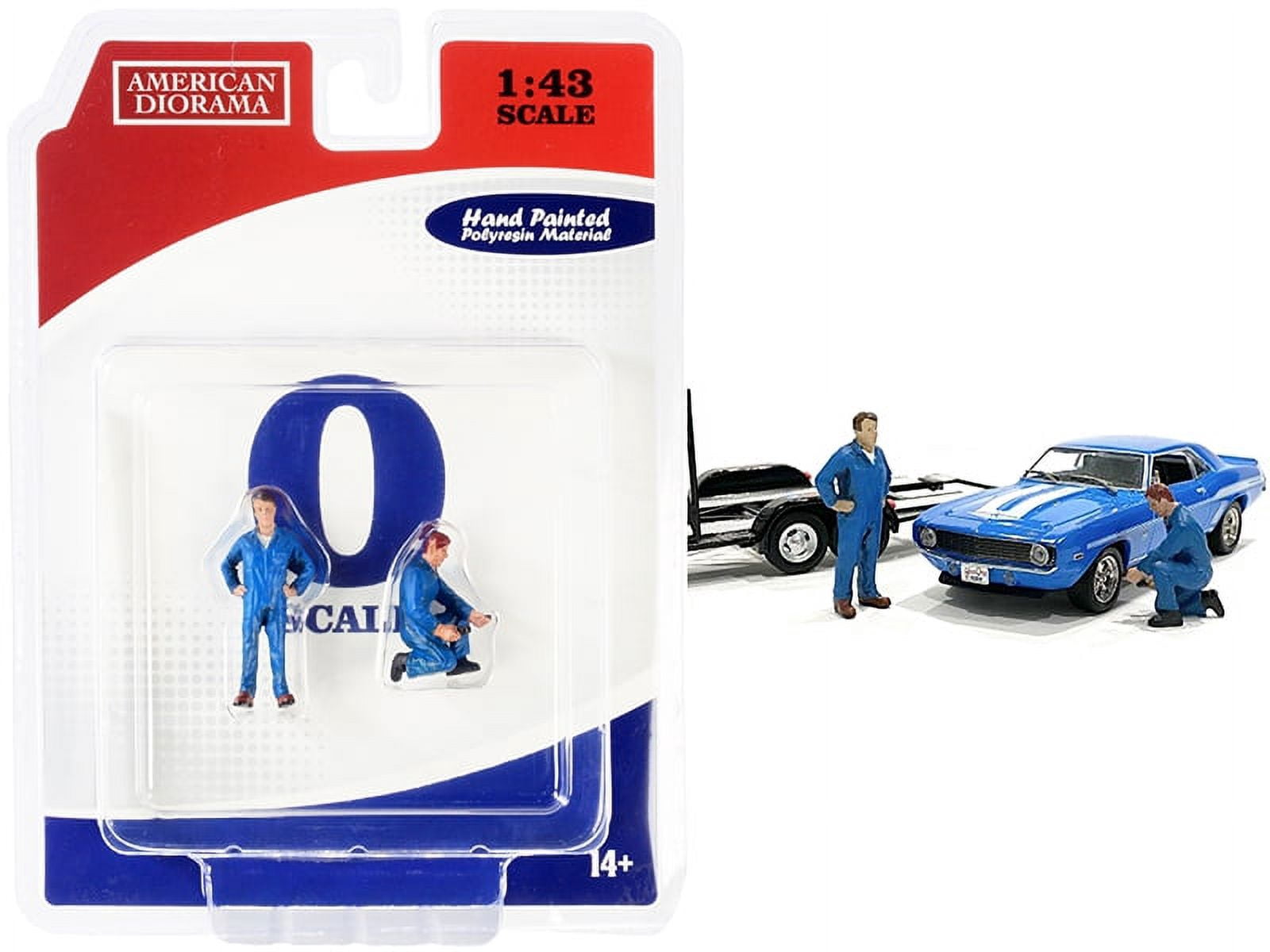 John and Tony Mechanics Set of 2 Figurines for 1/43 Scale Models by ...