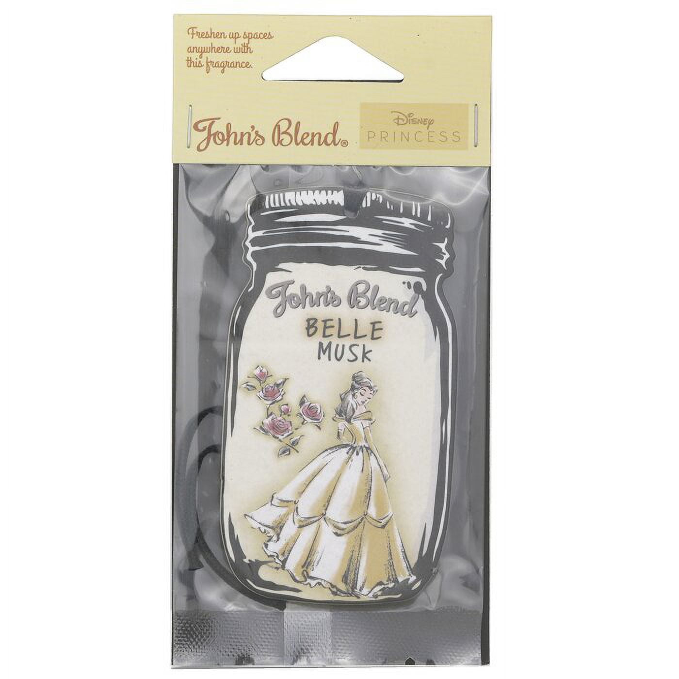 John's Blend Disney Princess Air Freshener - Belle Musk - Walmart.com