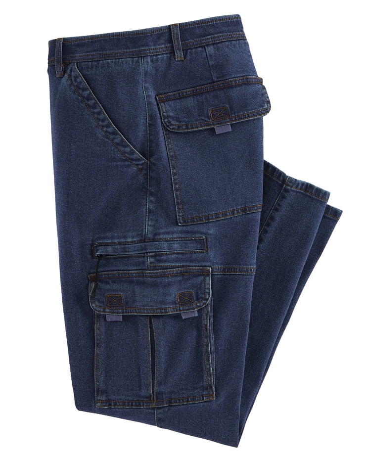 JohnBlairFlex Relaxed-Fit 7-Pocket Cargo Pants - Walmart.com