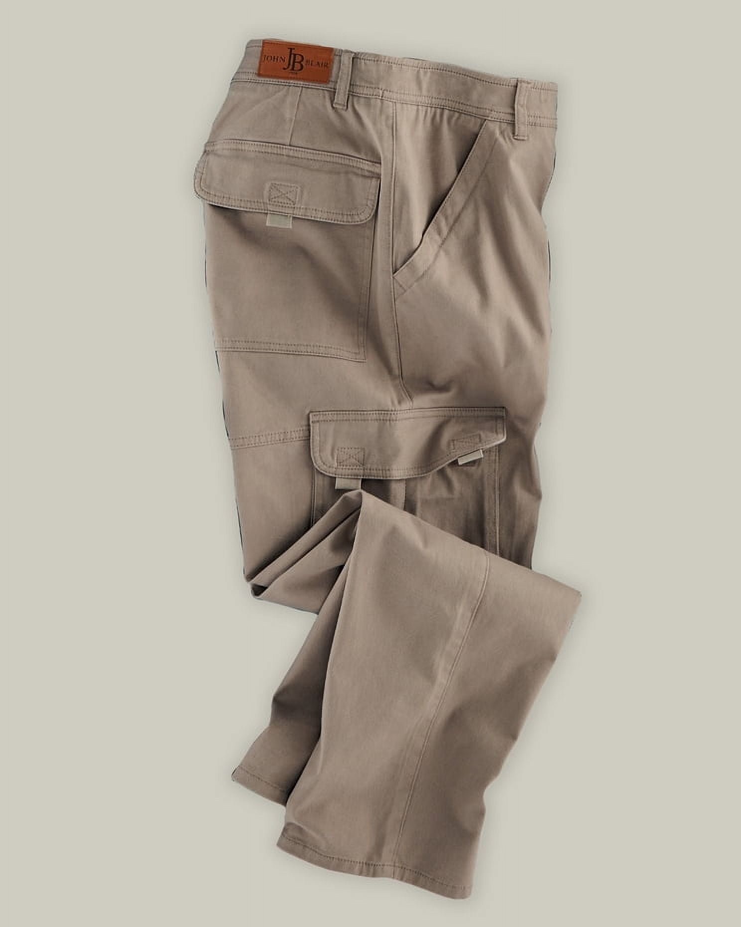 Blair Mens Johnblairflex Relaxed-Fit 7-Pocket Cargo Pants - Walmart.com