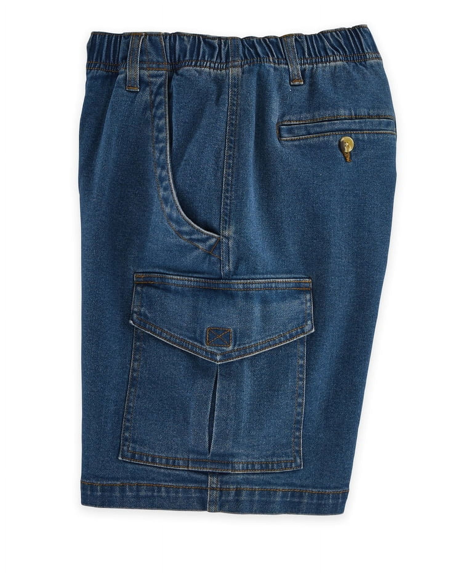Blair Mens Johnblairflex Relaxed-Fit Full-Elastic Cargo Shorts ...