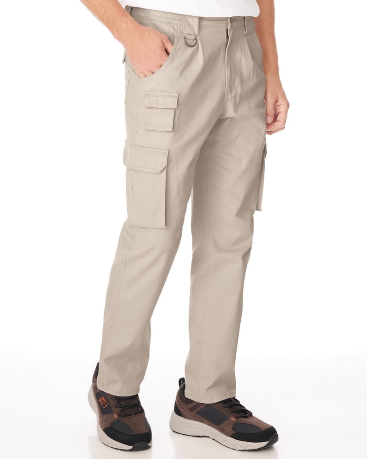 JohnBlairFlex Relaxed-Fit Side-Elastic Cargo Pants - Walmart.com