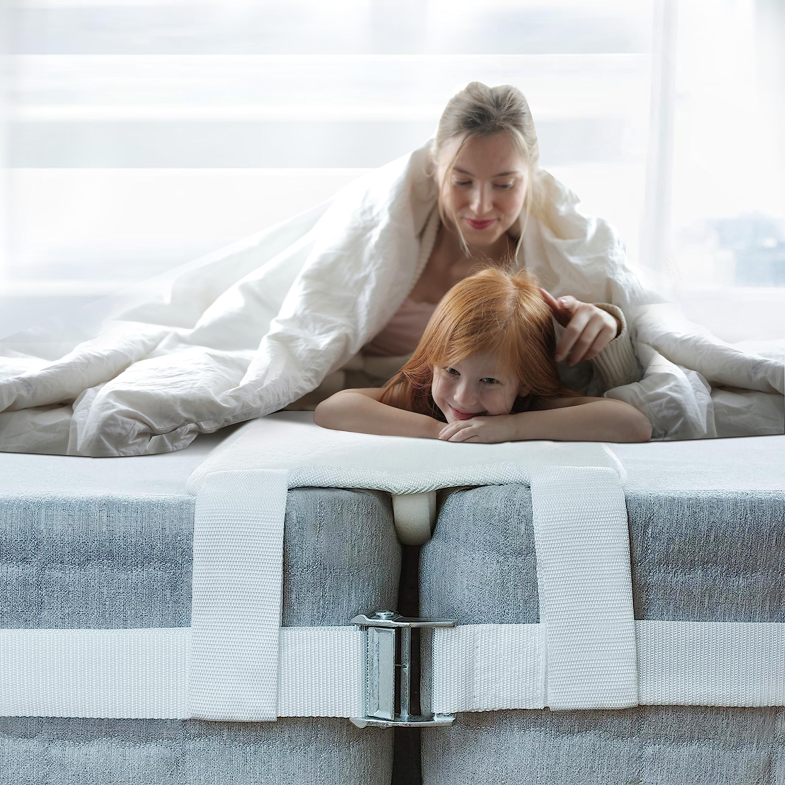 Johnear Bed Bridge Connector Twin to King Bed Converter kit - Split ...