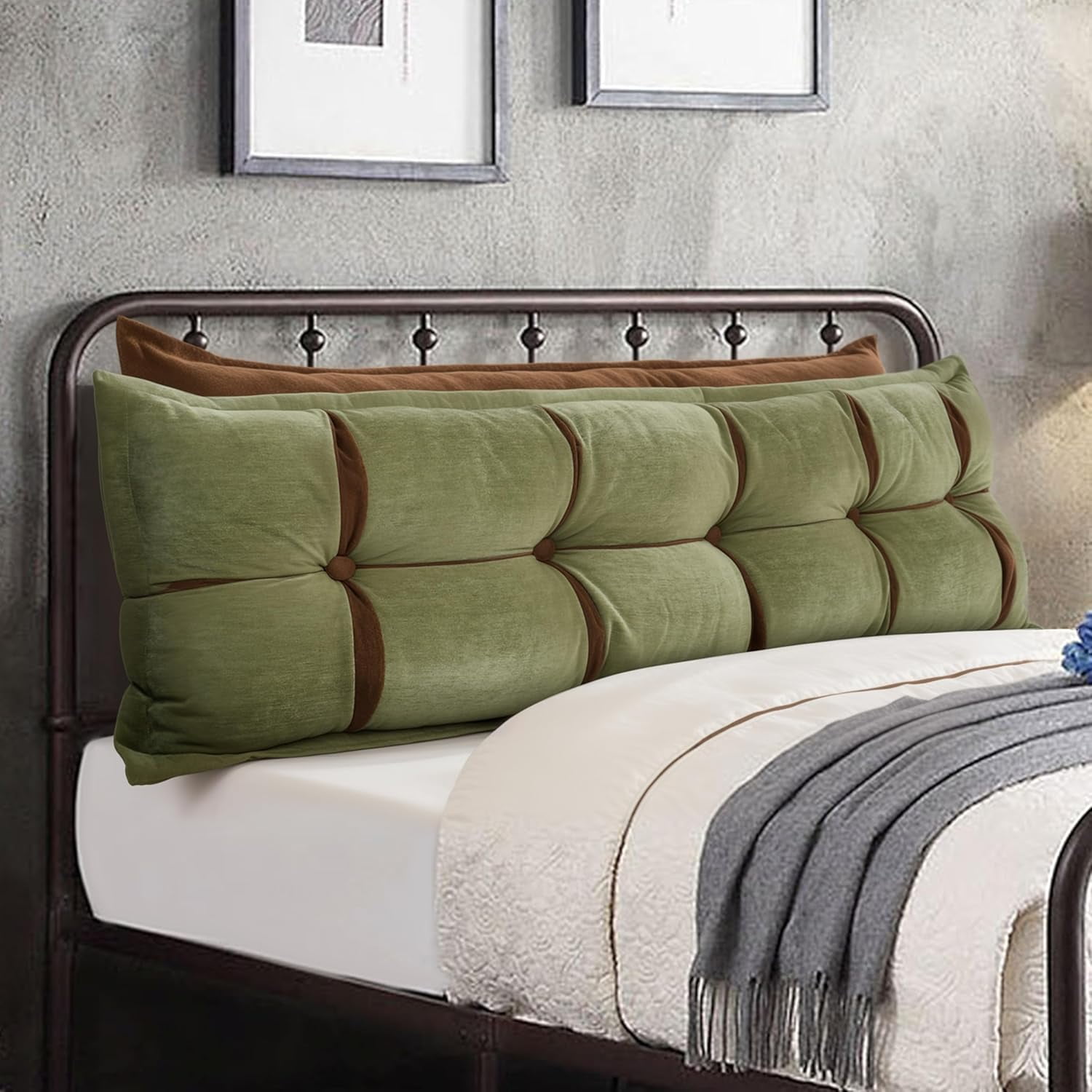 Johnear Headboard Backrest Set of 2 Pack Pillows for Daybed Couch ...