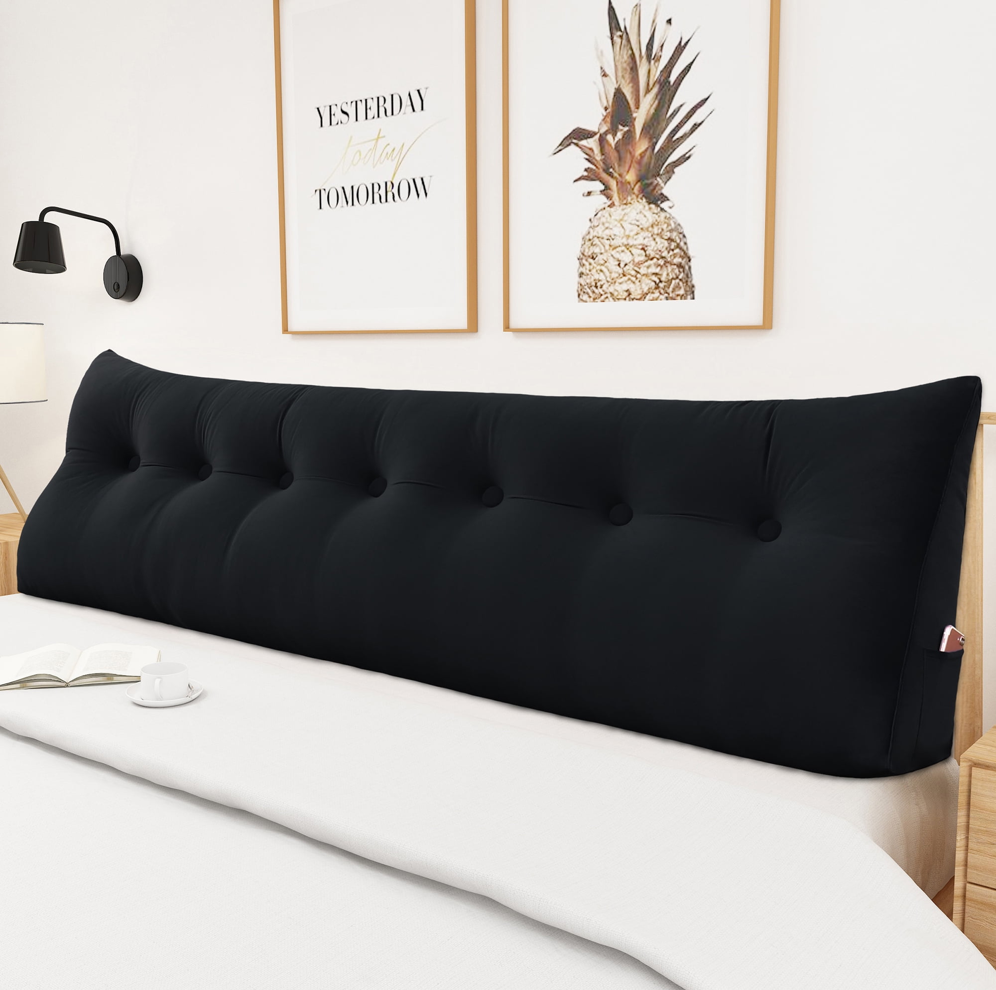 Johnear Large Rest Reading Wedge Pillows Bolster Headboard Backrest ...