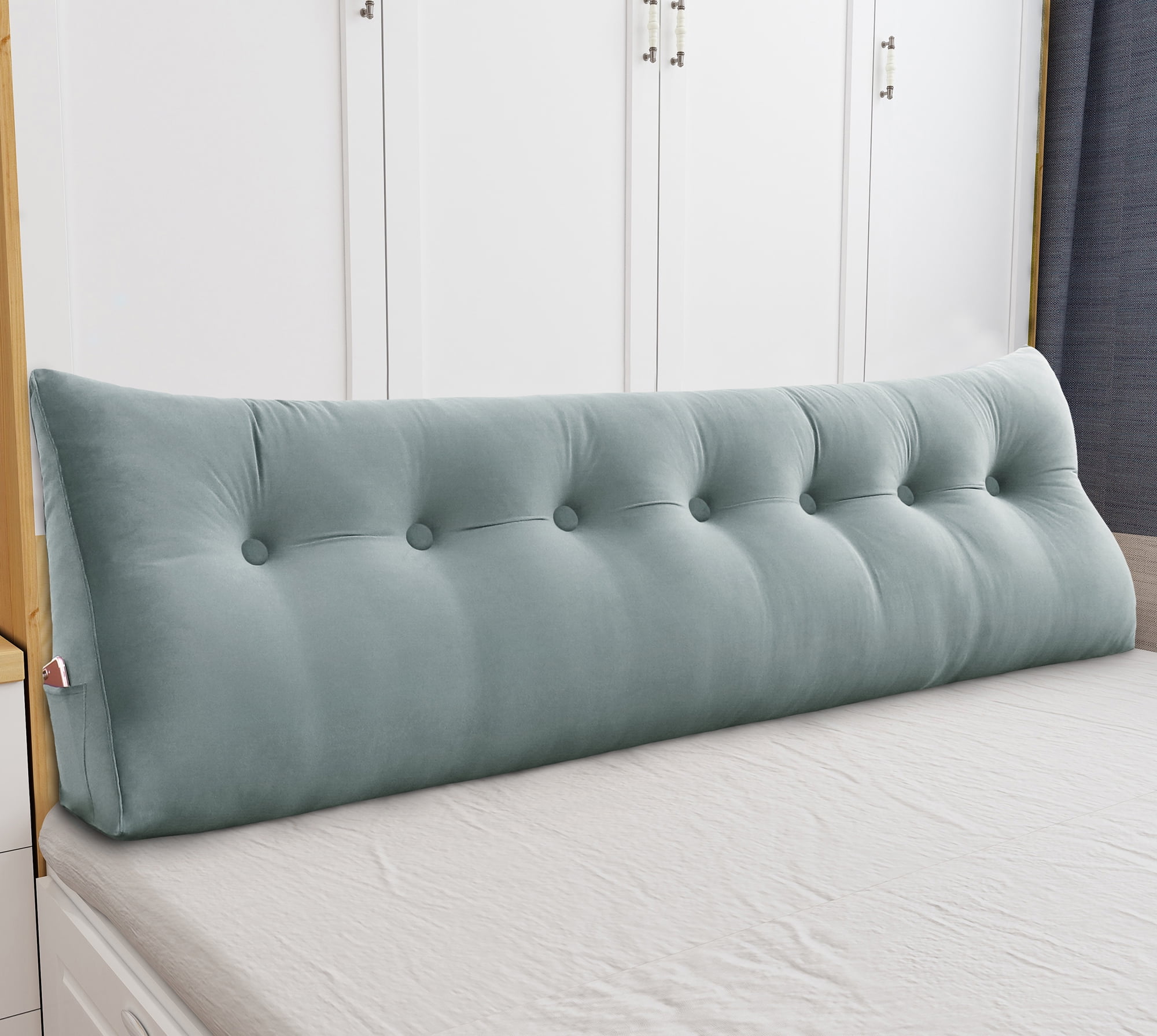 Johnear Large Rest Reading Wedge Pillows Bolster Headboard Backrest ...