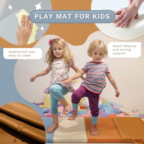 Johnear Tumbling Mat – Gymnastics Mat, Easy to Clean Gym Mat, Sturdy ...