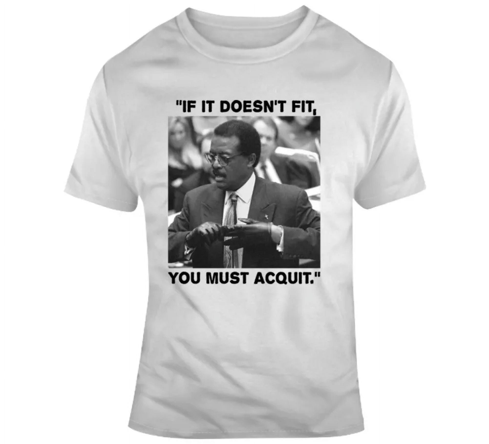 Johnnie Cochrane Oj Simpson Fit Acquit T Shirt - Walmart.com