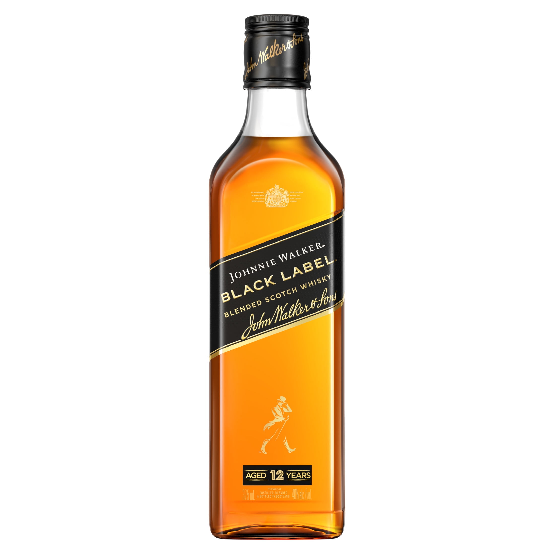 Johnnie Walker, Blended Scotch Whisky, 375 mL, 40% ABV - Walmart.com