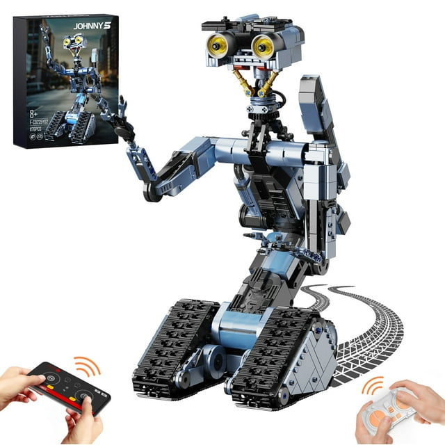 Johnny 5 RC Robot Model Toys, Johnny 5 Robot Building Block Set ...