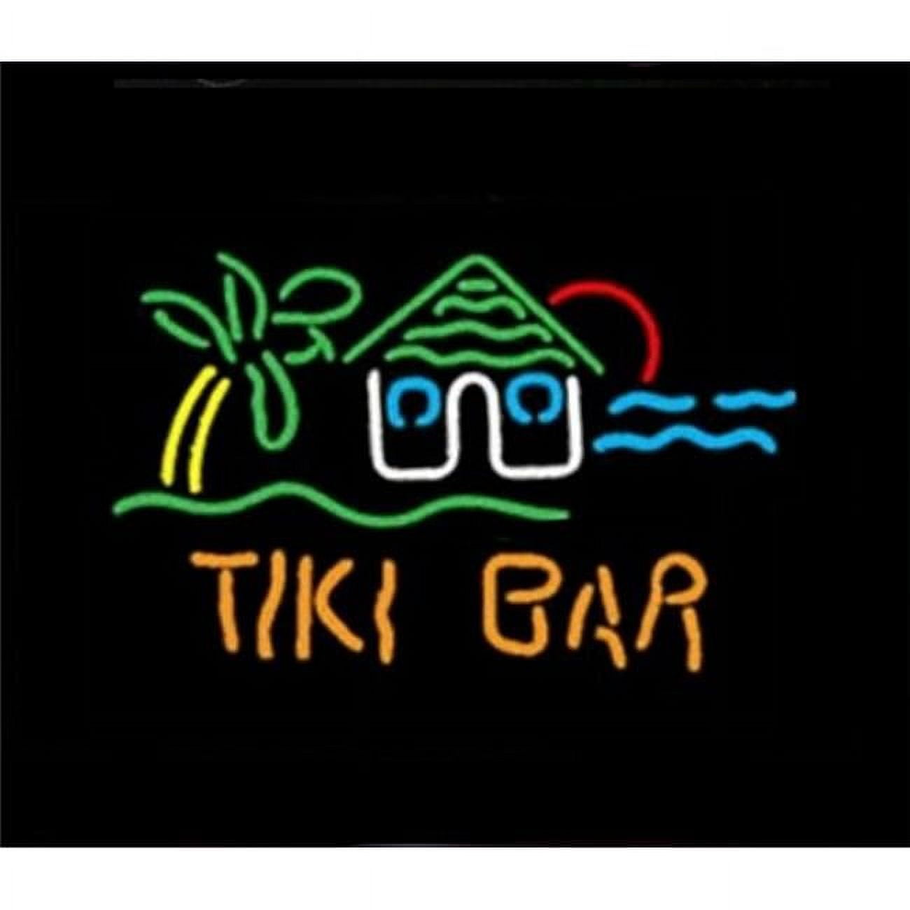 Johnny Austin Neon AN-0014 Tiki Bar Hut Neon Bar Sign - Walmart.com