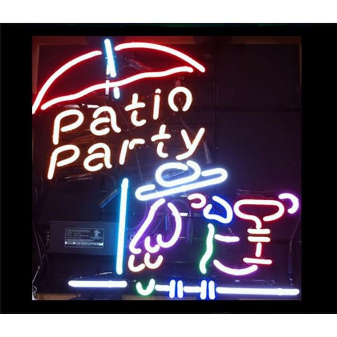 Johnny Austin Neon AN-0025 Patio Party Neon Bar Sign - Walmart.com