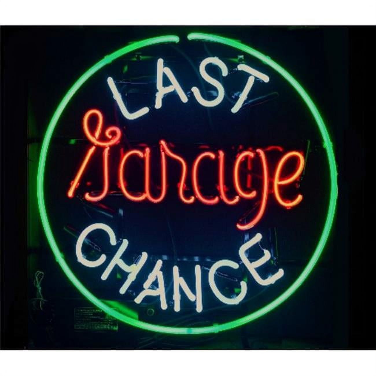 Johnny Austin Neon AN-0031 Last Chance Garage Neon Bar Sign - Walmart.com