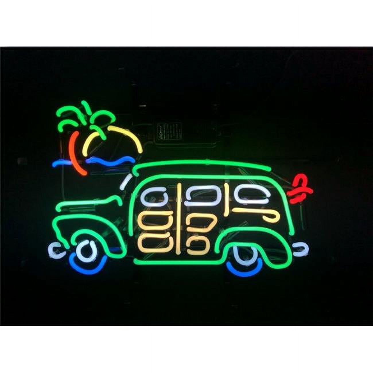 Johnny Austin Neon V-115 Woody Neon Bar Sign - Walmart.com