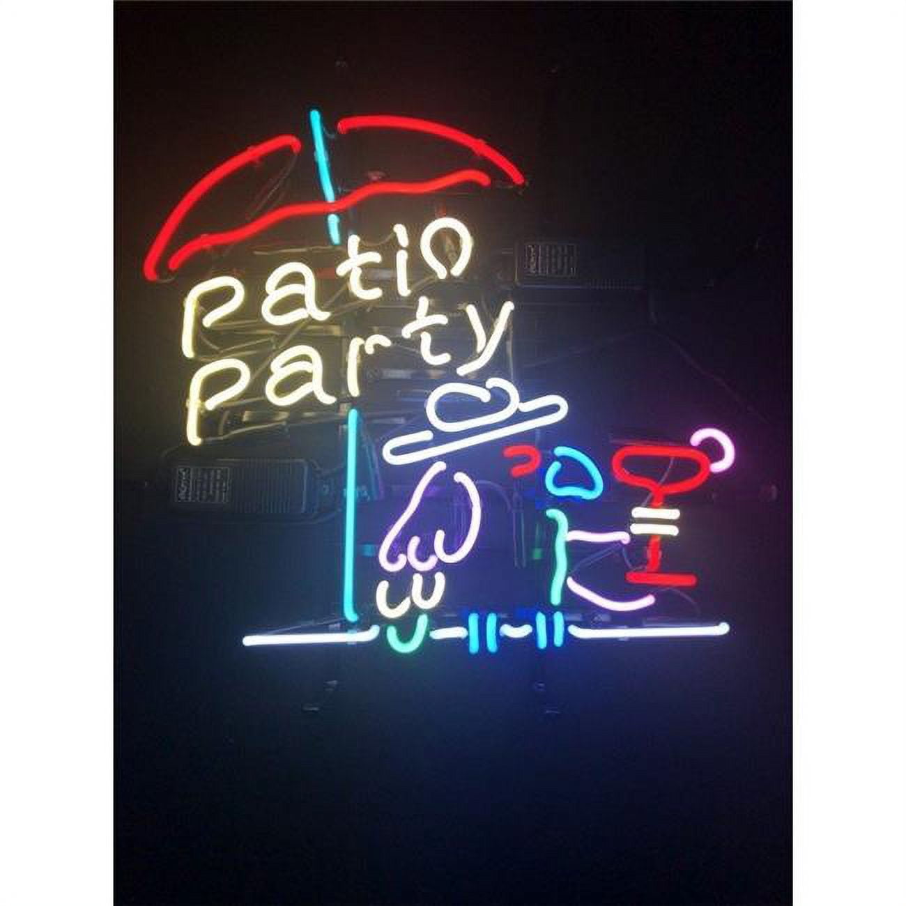 Johnny Austin Neon V-117 Patio Party Neon Bar Sign - Walmart.com