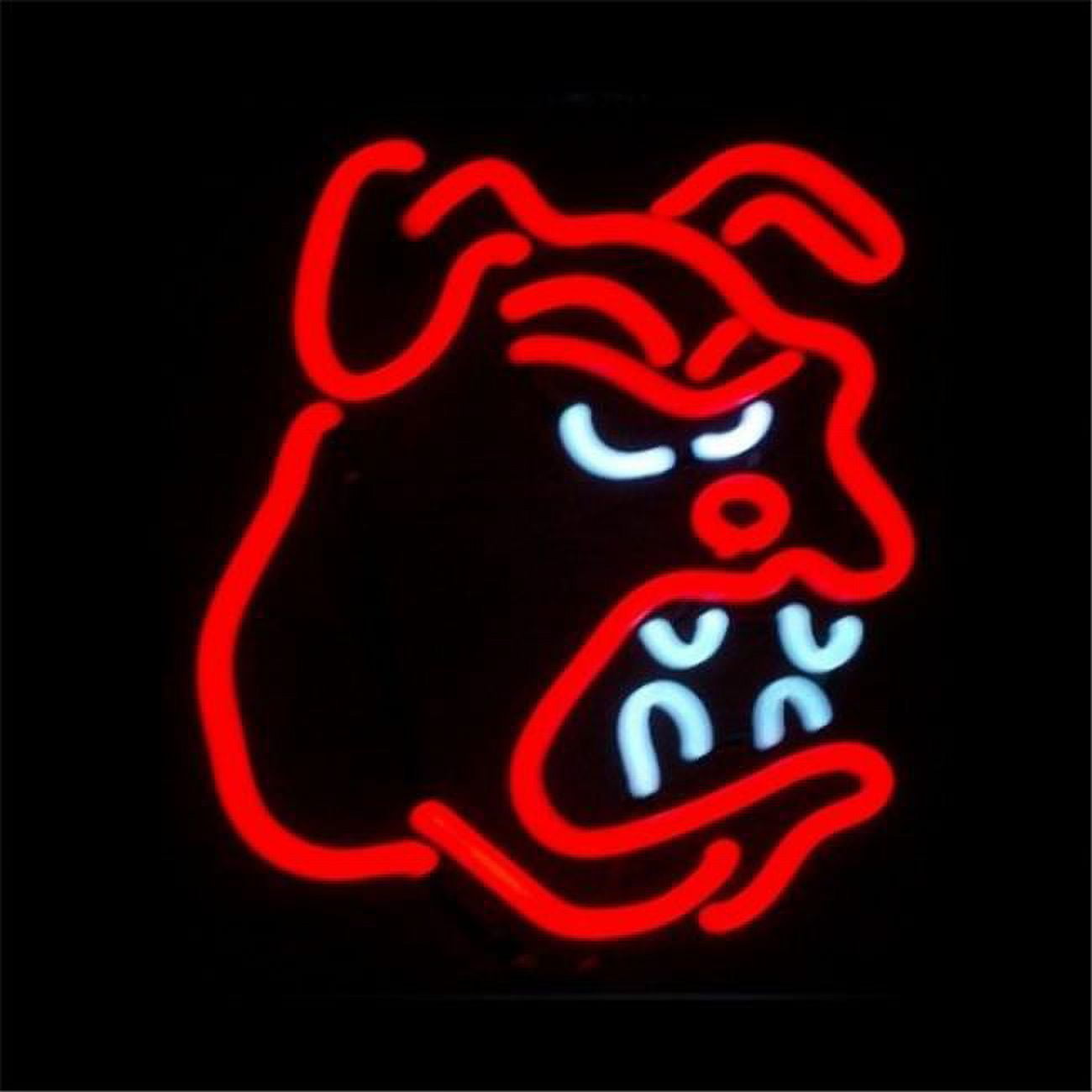 Johnny Austin Neon bulldog Bulldog Neon Sculpture - Walmart.com