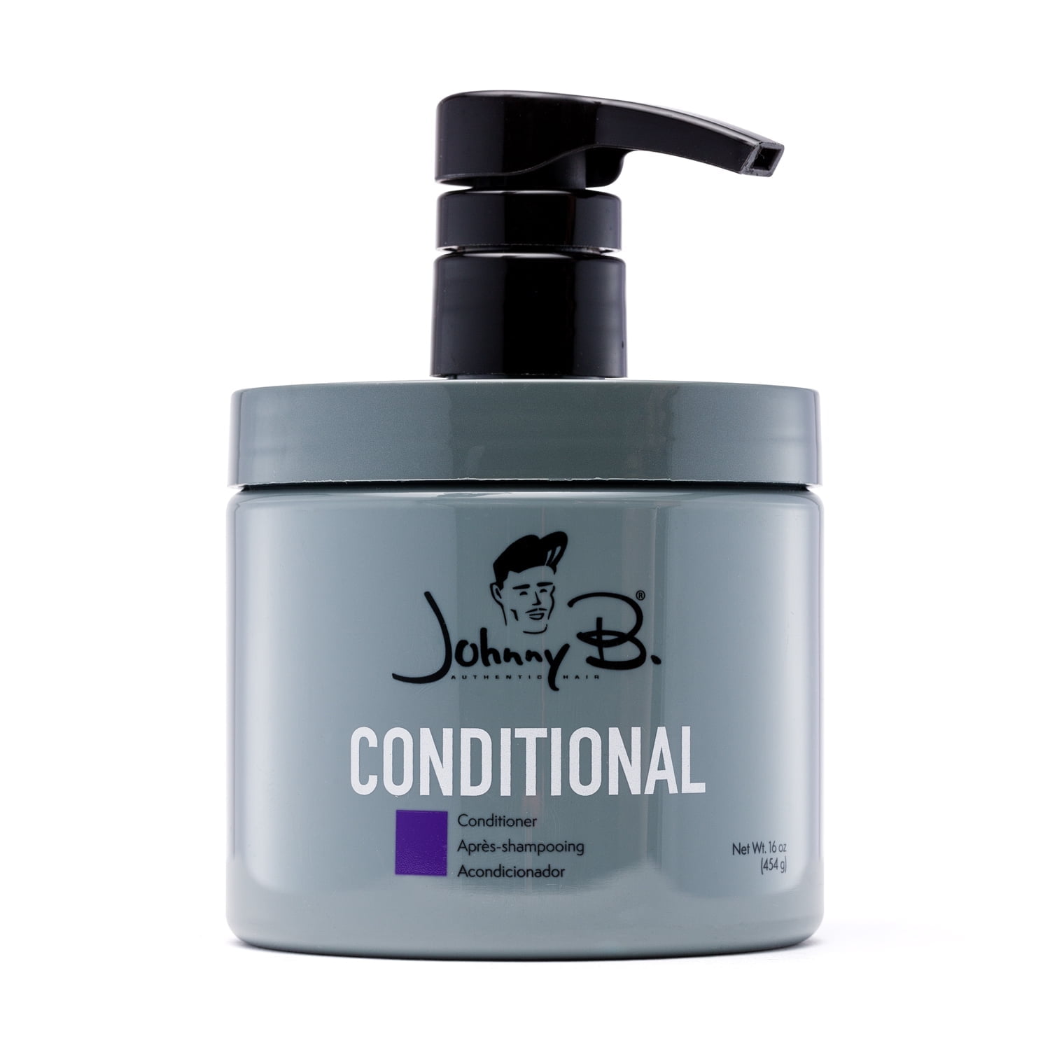 Johnny B Conditional Conditioner Jar with Pump, 16 oz - Walmart.com