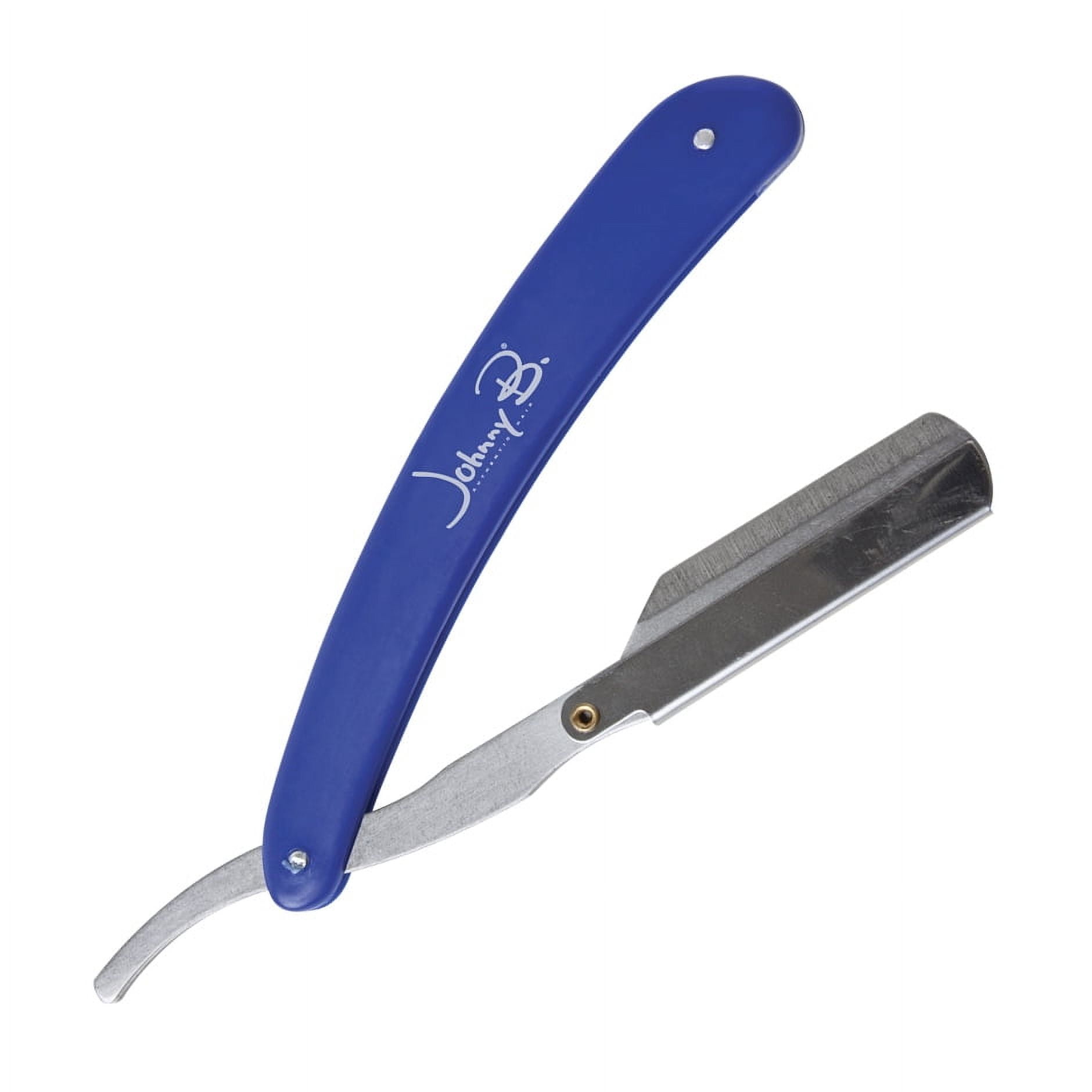Johnny B Professional Barber Straight Edge Razor with 10 Replacement ...