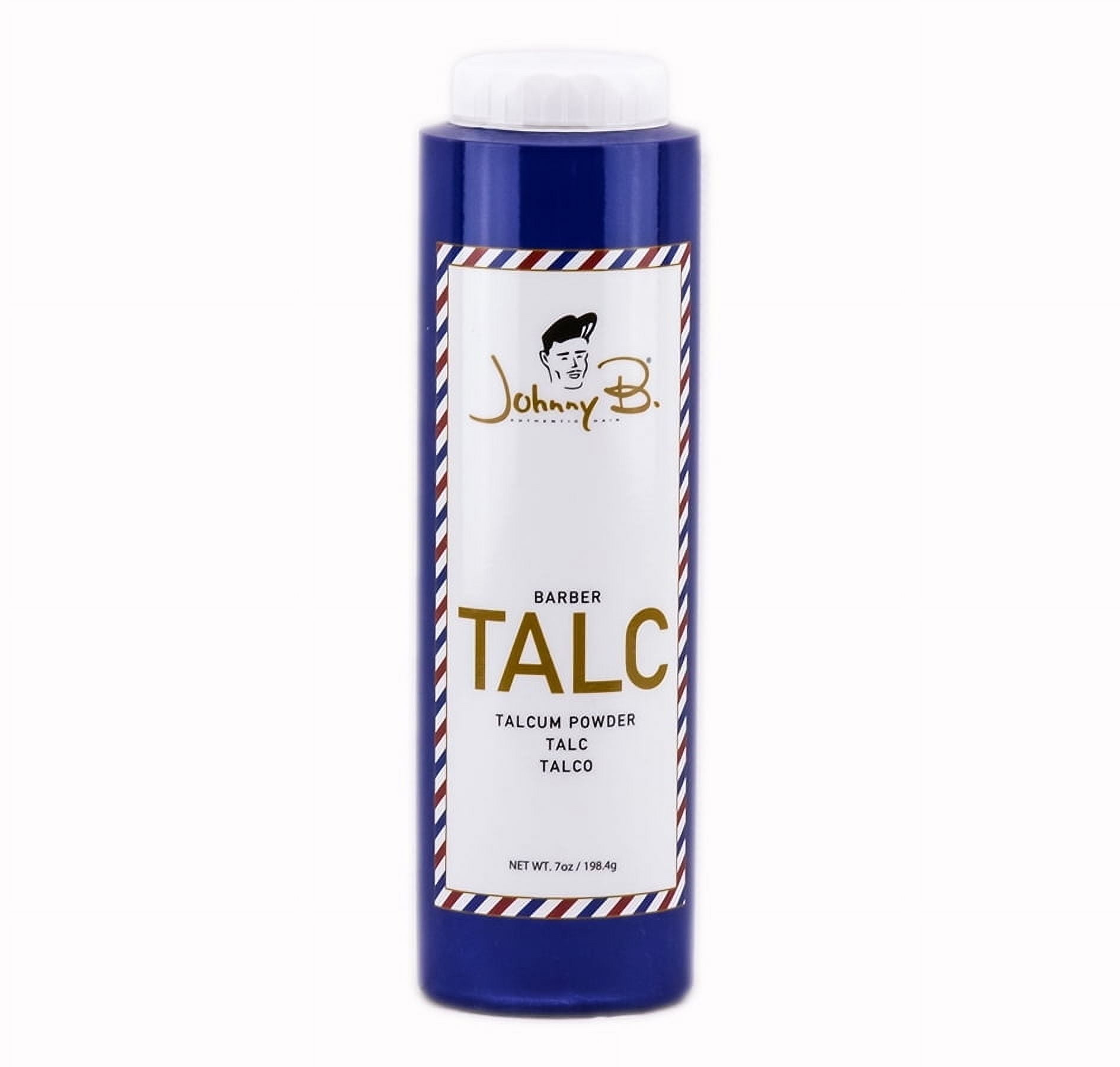 Johnny B Professional Barber Talc Talcum Powder 7 oz. - Walmart.com