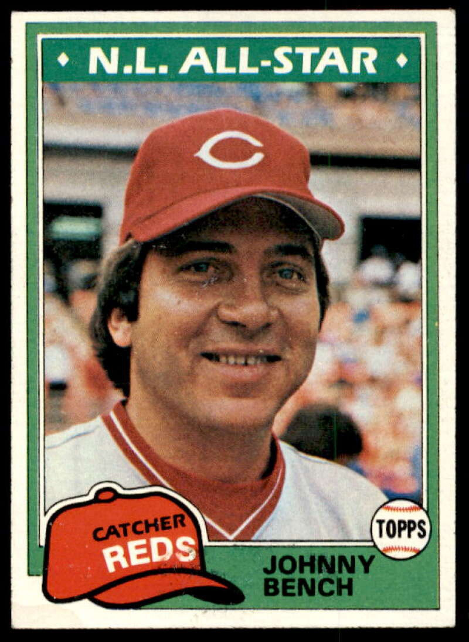 Johnny Bench Card 1981 Topps #600 - Walmart.com