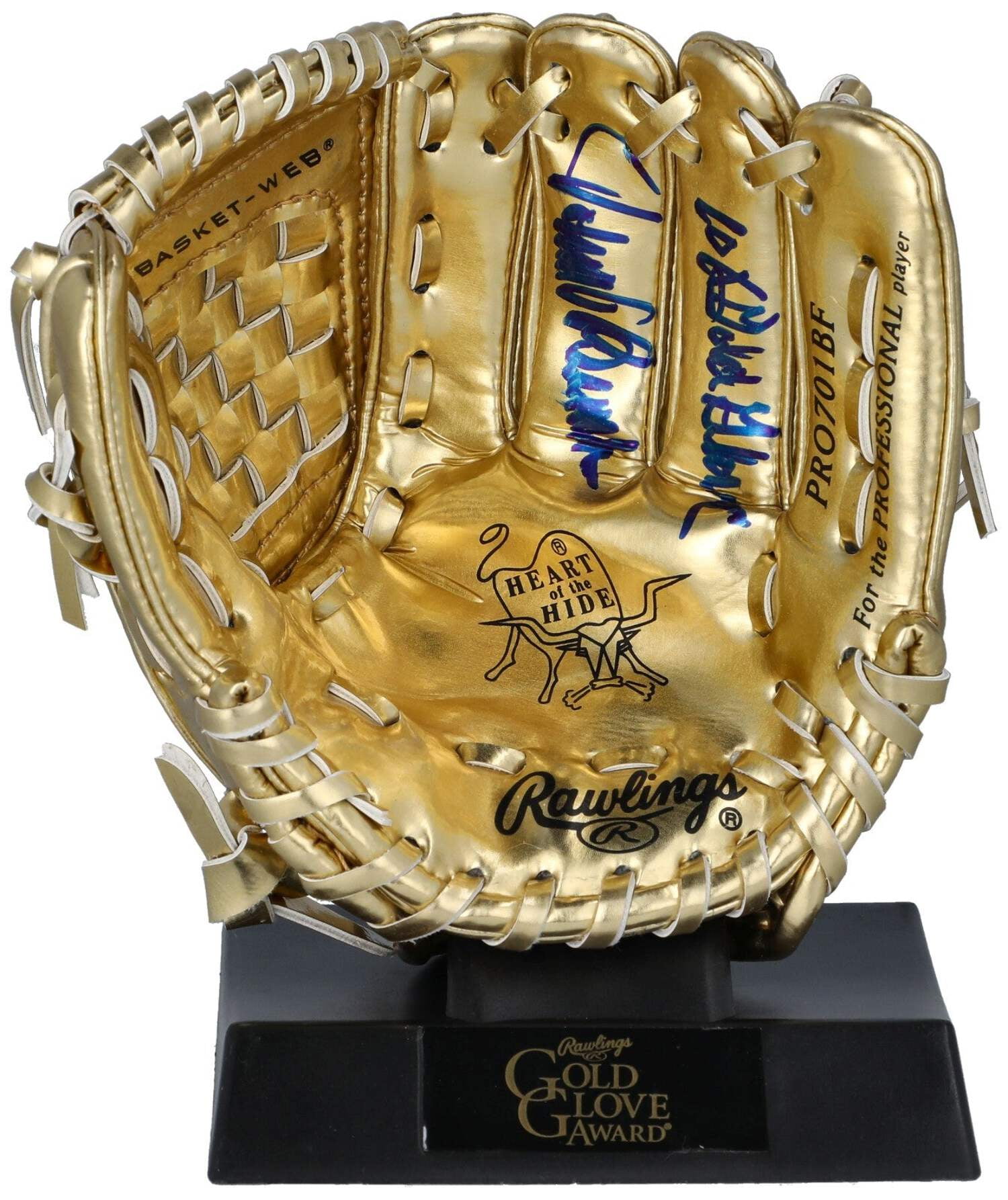 Johnny Bench Signed Rawlings Gold Glove Award Display JSA COA - Walmart.com