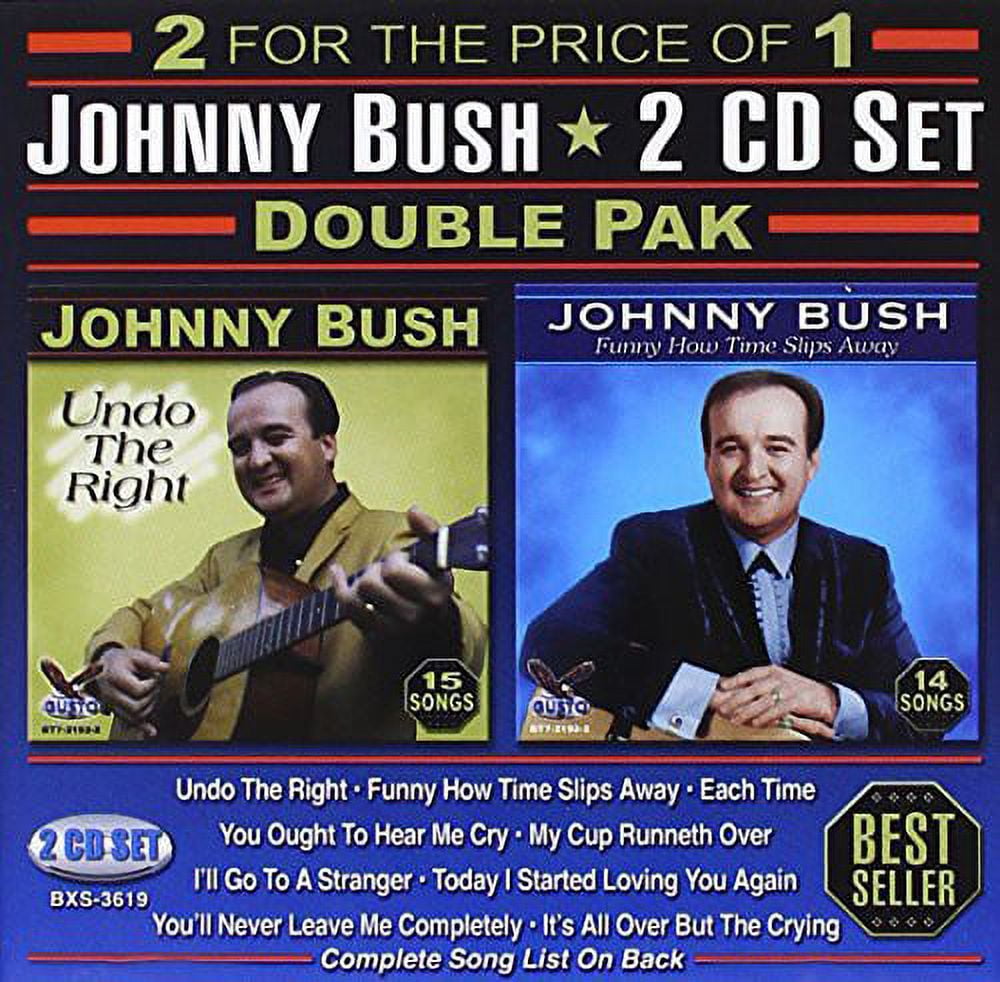 Johnny Bush - Double Pak - Music & Performance - CD - Walmart.com