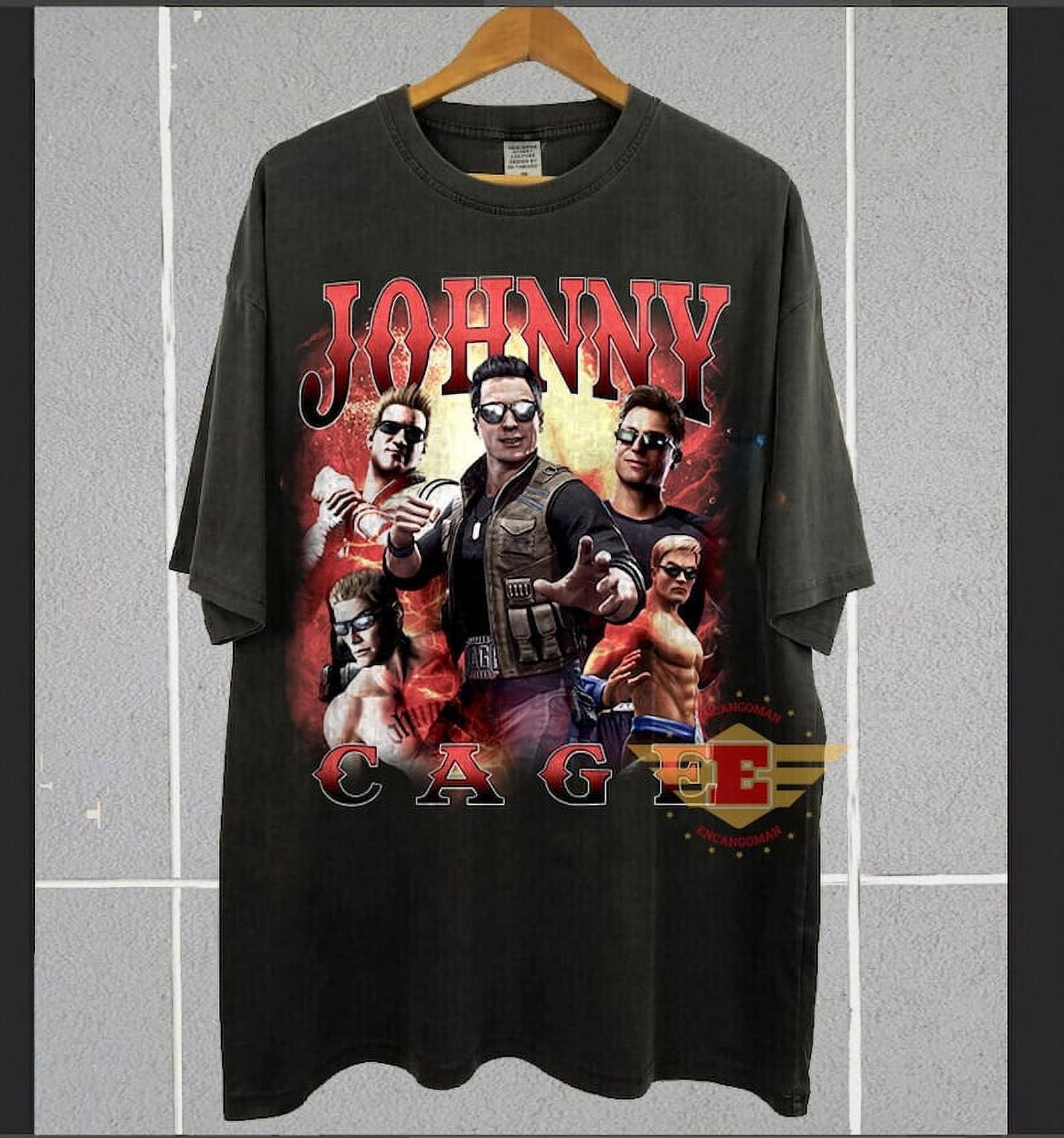 Johnny Cage Mortal Kombat 1 Vintage Shirt, Mortal Kombat Vintage 90s Graphic Style T-Shirt ...