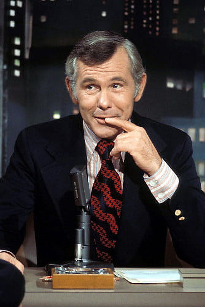 Johnny Carson Color The Tonight Show 24x36 Poster - Walmart.com