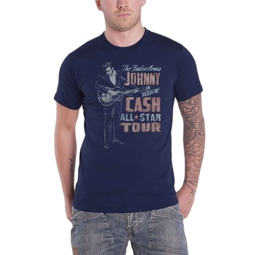 Johnny Cash Men's Man in Black Graphic Tee, Short Sleeves, Breathable ...