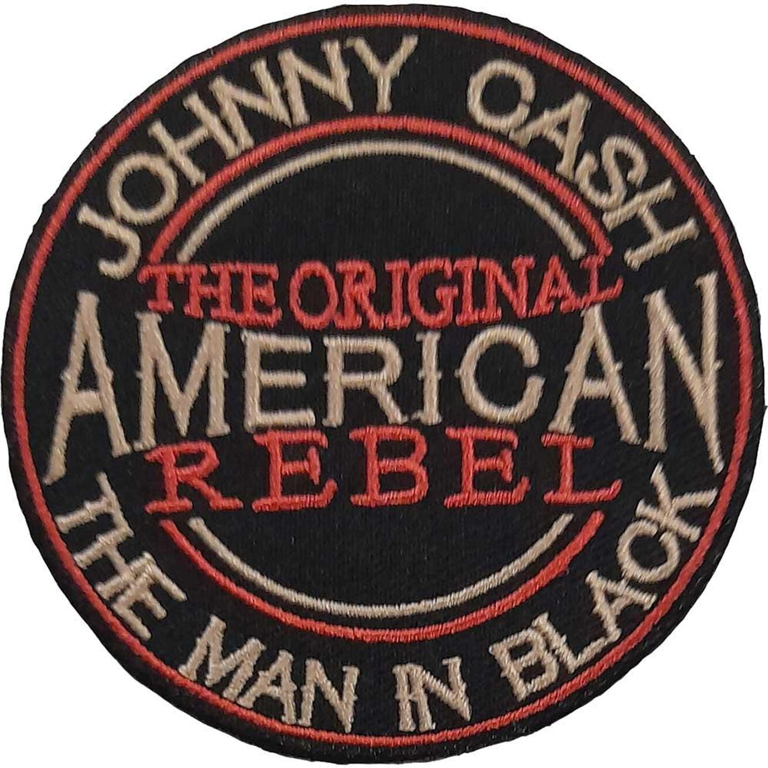 Johnny Cash American Rebel Iron On Patch - Walmart.com
