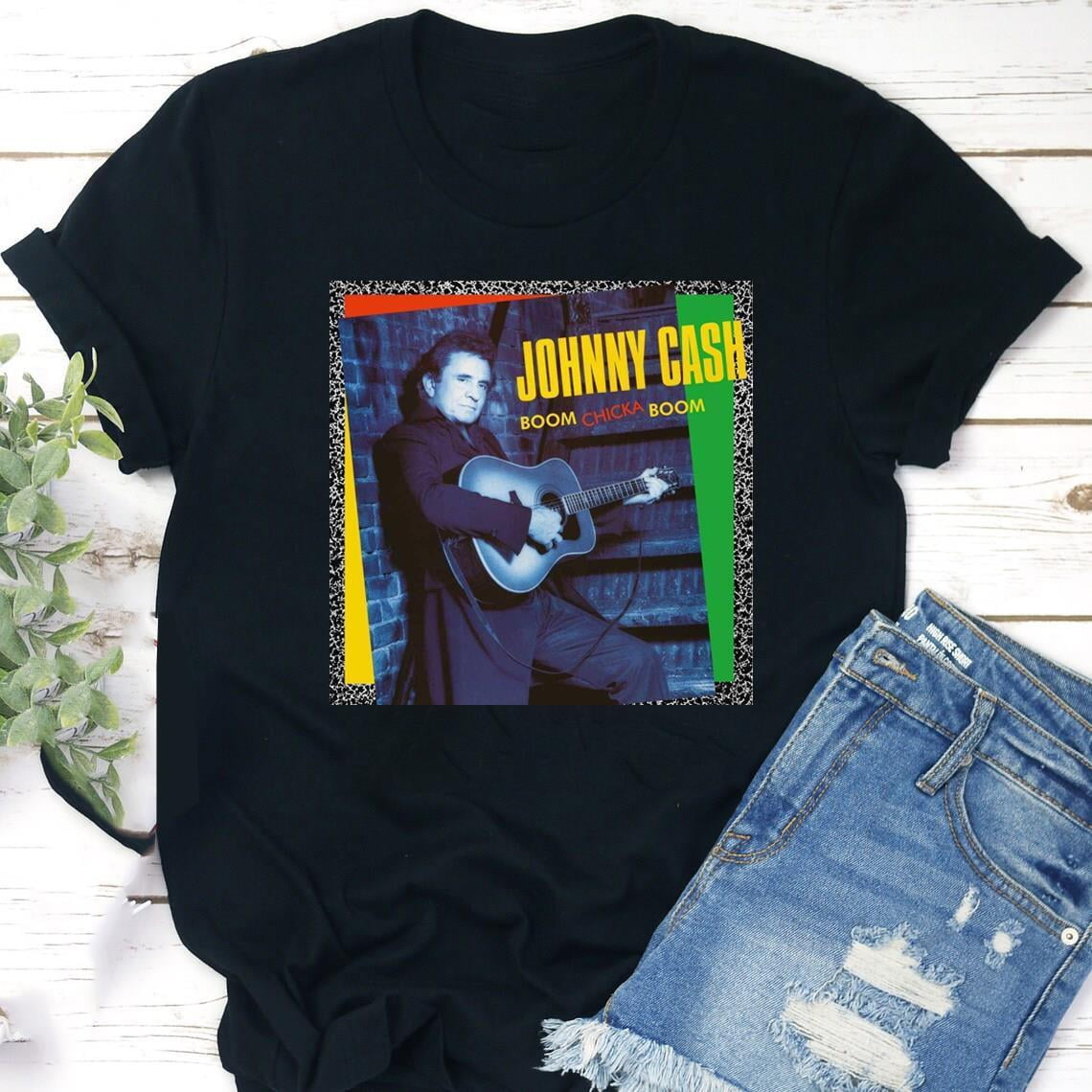 Johnny Cash - Boom Chicka Boom T-shirt Tee Men All Size - Walmart.com