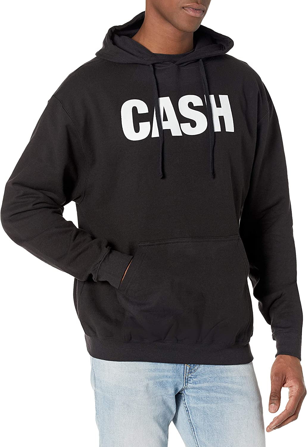 Johnny Cash - Faded Mens Pullover Hoodie - Walmart.com