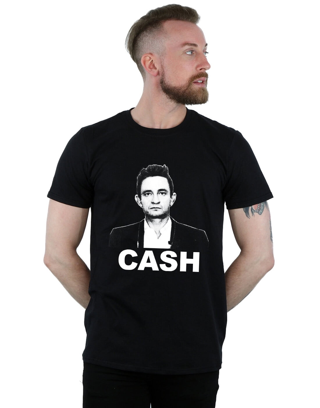 Johnny Cash Men's Straight Stare T-Shirt - Walmart.com