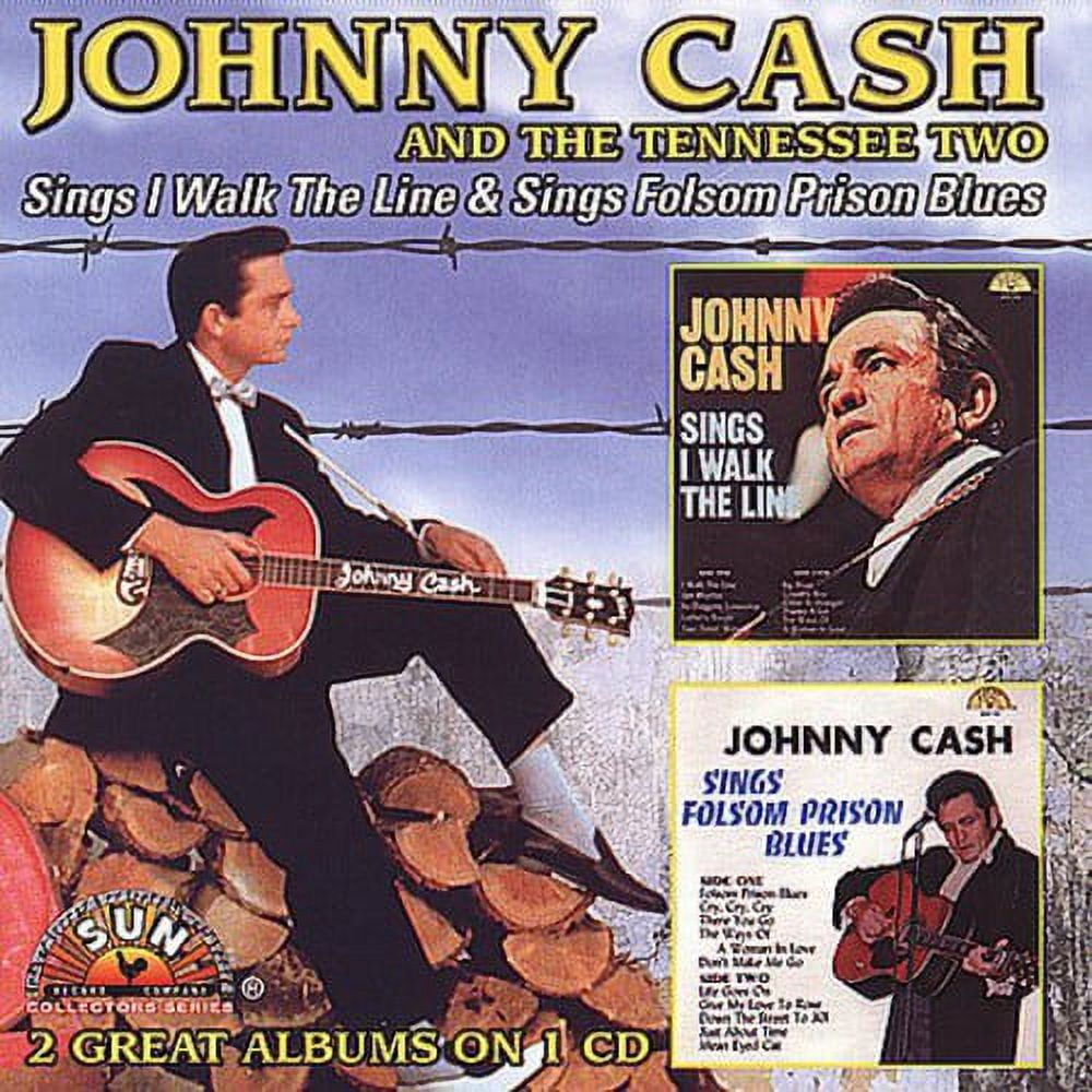 Johnny Cash - Sings I Walk the Line / Sings Folsom Prison Blues - Music ...