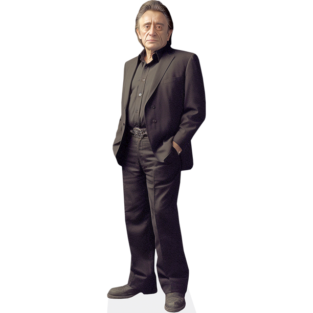 Johnny Cash (Suit) Mini Cardboard Cutout Standee - Walmart Business ...